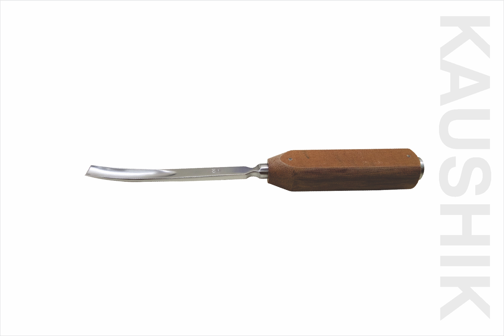 Gouge with Fibre Handle Curved