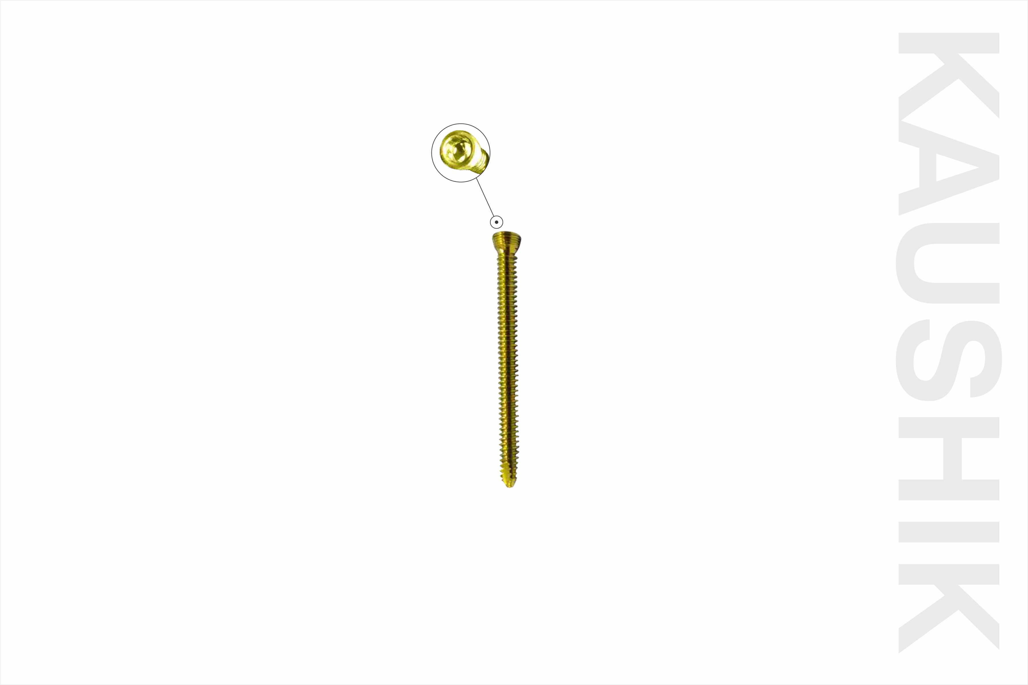 easyLock Screw (Star Head) 2.4mm, Self-Tapping